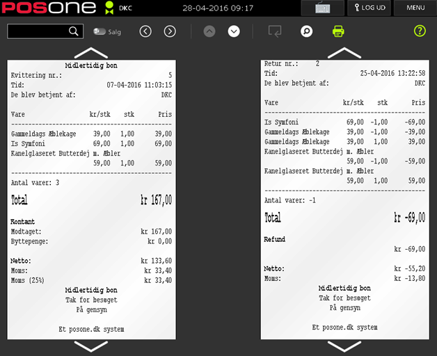 Manual - guide of the cash register system – POS ONE ENG