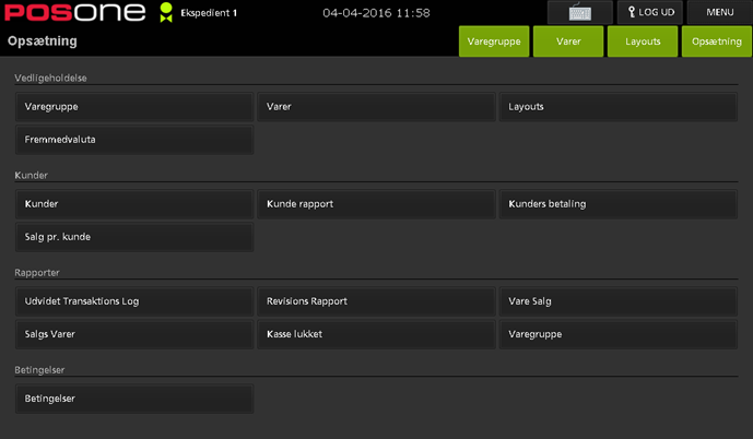 Manual - guide of the cash register system – POS ONE ENG